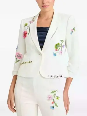 Cinq À Sept Floral Vine Le Petit Khloe Blazer - Neutrals