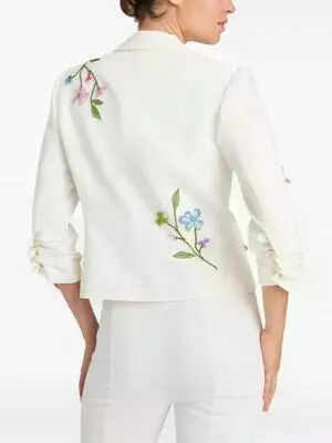 Cinq À Sept Floral Vine Le Petit Khloe Blazer - Neutrals