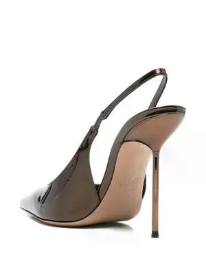 Paris Texas Lidia Slingback Pumps - Brown