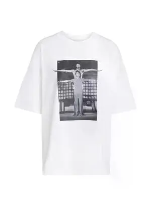 Adidas Graphic Print T-shirt - White