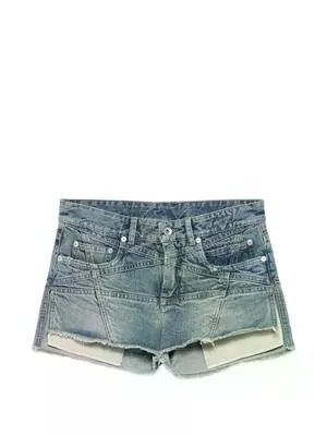 Rick Owens Lana Cut-offs Denim Shorts - Blue