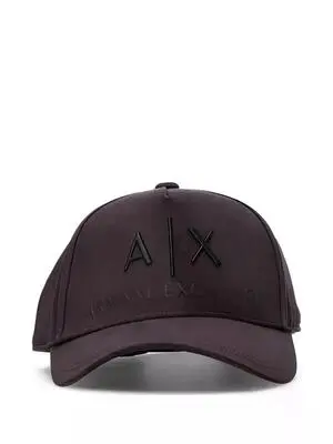 Armani Exchange Logo-detail Baseball Hat - Purple