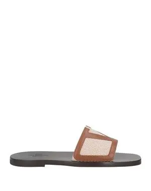 Valentino Garavani Slide Sandals - Brown