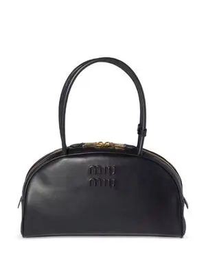 Miu Miu Beau Leather Bag - Black