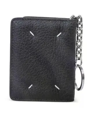 MAISON MARGIELA Chain Leather Wallet - Black
