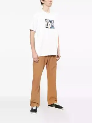 Junya Watanabe Portrait-print T-shirt - White