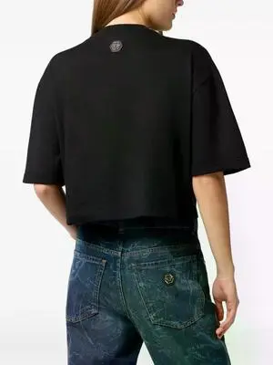 Philipp Plein Cropped Crew-neck T-shirt