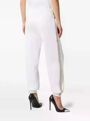 Philipp Plein Strass Joggers - White