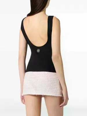 Philipp Plein Open-back Tank Top - Black