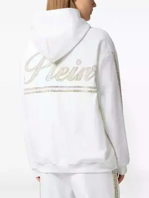 Philipp Plein Strass Zip Hoodie