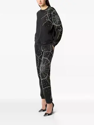 Philipp Plein Spiderweb Strass Sweatshirt