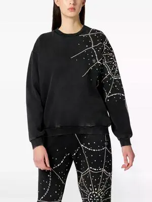 Philipp Plein Spiderweb Strass Sweatshirt