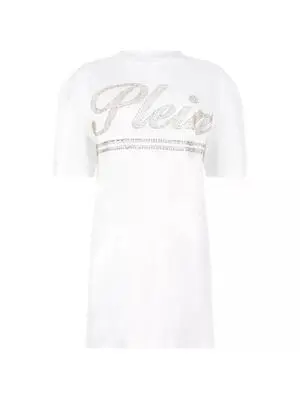 Philipp Plein Open-back Mini Dress - White