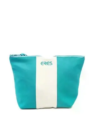 ERES Stripe Zip Pouch - Blue