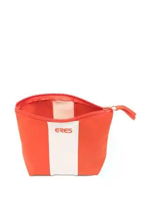 ERES Stripe Zip Pouch - Orange