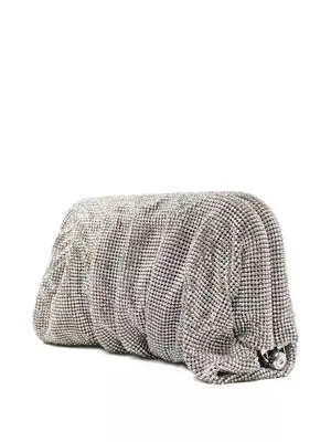 Benedetta Bruzziches Crystal-embellished Clutch - Silver