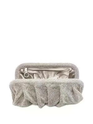 Benedetta Bruzziches Crystal-embellished Clutch - Silver