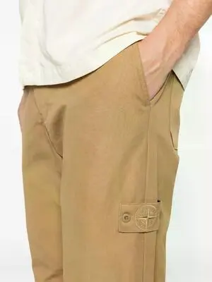 Stone Island Logo Patch Chinos