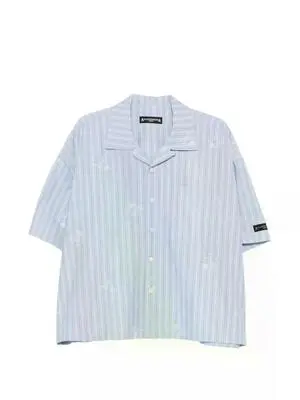 MASTERMIND WORLD Striped Shirt - Blue
