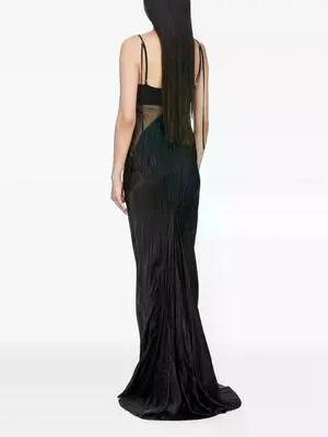 Rick Owens Square-neck Sleeveless Maxi Dress - Black