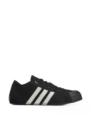 Y3 X Adidas Nissa Lo Stripe-detail Sneakers - Black