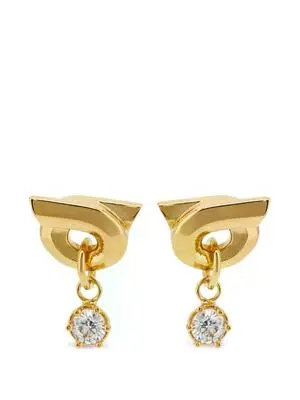 FERRAGAMO Gancini Pendant Earrings - Gold