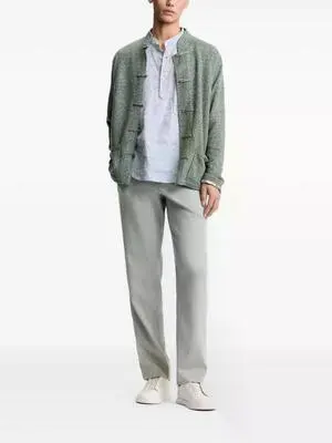 Shanghai Tang Knotted Cardigan - Green