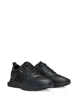 Hugo Jonah Panelled Sneakers - Black