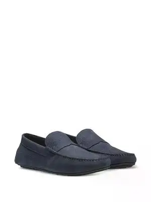Hugo Noel Leather Loafers - Blue
