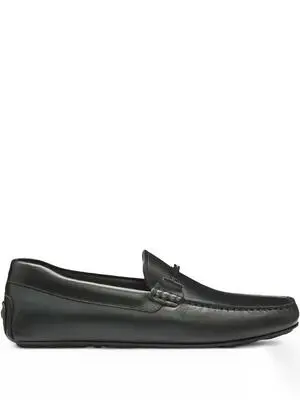 Hugo Noel Leather Loafers - Black
