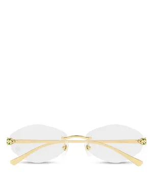 CARTIER Oval Glasses, 56mm