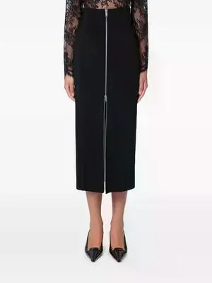 Erika Cavallini Long Skirt With Zip Fastening