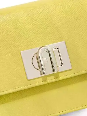 Furla 1927 Grained Leather Mini Bag - Yellow