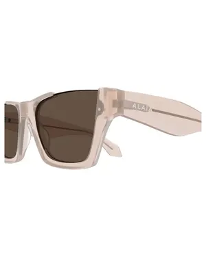 Alaïa Rectangular Sunglasses, 58mm