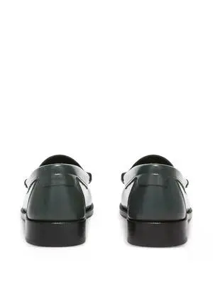 Furla College Leather Loafers