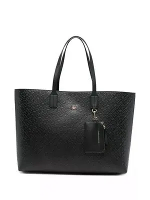 Tommy Hilfiger Embossed Logo Tote Bag