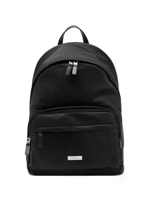 Calvin Klein Logo-plaque Backpack - Black