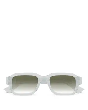 Bottega Veneta Rectangular Sunglasses, 51mm - Gray