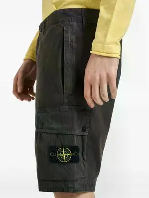 Stone Island Logo-patch Cargo Shorts