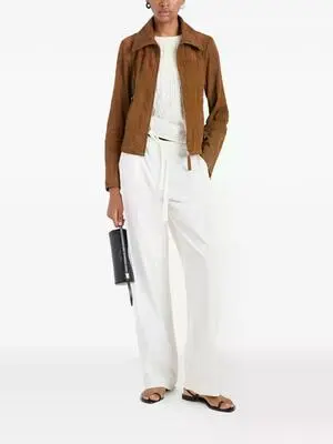Proenza Schouler White Label Crinkled Tarin Zip Jacket