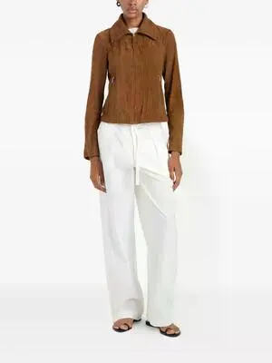 Proenza Schouler White Label Crinkled Tarin Zip Jacket