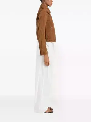 Proenza Schouler White Label Crinkled Tarin Zip Jacket