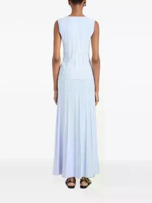 Proenza Schouler White Label Alyna Textured Knit Vest - Blue