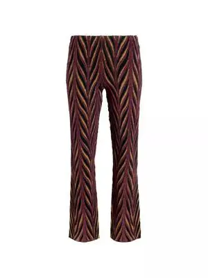 Proenza Schouler Amelia Jacquard Trousers - Red