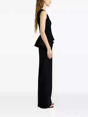 Proenza Schouler Eugenie Ribbed V-neck Top