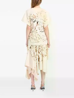 Proenza Schouler Dima Laser-cut Top - Neutrals