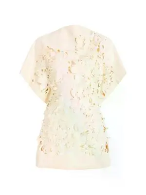 Proenza Schouler Dima Laser-cut Top - Neutrals