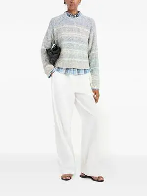Proenza Schouler White Label Ivara Striped Sweater - Blue