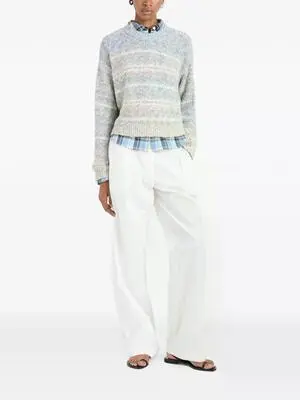 Proenza Schouler White Label Ivara Striped Sweater - Blue