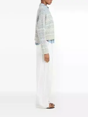 Proenza Schouler White Label Ivara Striped Sweater - Blue